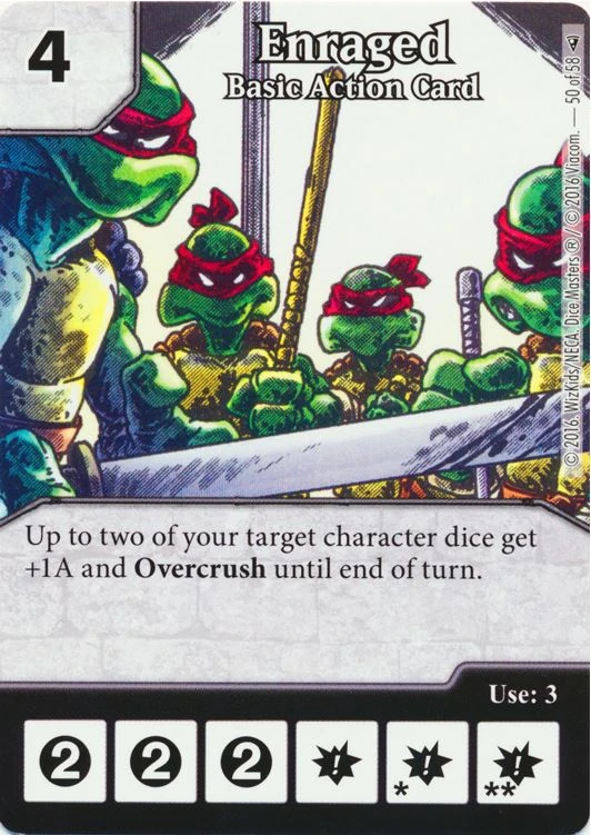 Enraged - Basic Action Card (TMNT) | CardGuide Wiki | Fandom