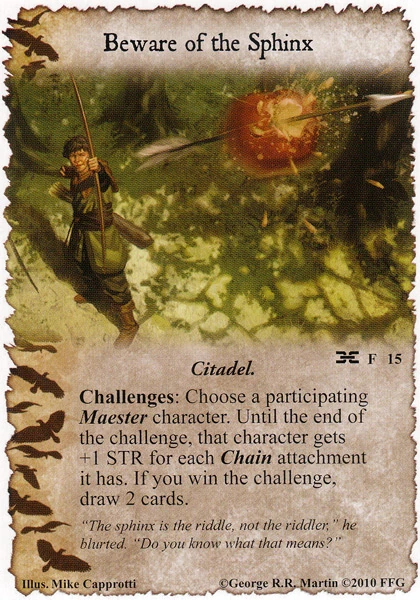 Beware of the Sphinx (GotC) | CardGuide Wiki | Fandom