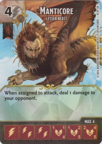 Manticore - Lesser Beast (BFF) | CardGuide Wiki | Fandom