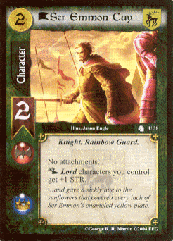 Ser Emmon Cuy (AToS) | CardGuide Wiki | Fandom