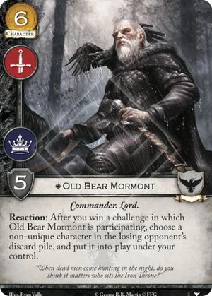 Old Bear Mormont (WotW) | CardGuide Wiki | Fandom