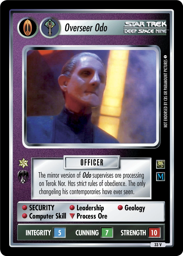 Overseer Odo (CRS) | CardGuide Wiki | Fandom