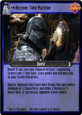 Recover Time Machine (BS) | CardGuide Wiki | Fandom