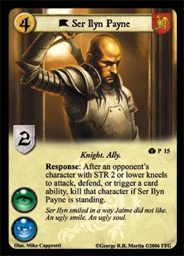 Ser Ilyn Payne (ITP) | CardGuide Wiki | Fandom