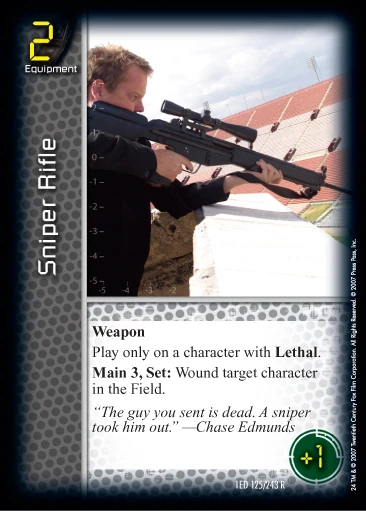Sniper Rifle | CardGuide Wiki | Fandom