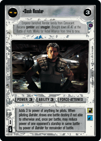 Dash Rendar (RF2) | CardGuide Wiki | Fandom