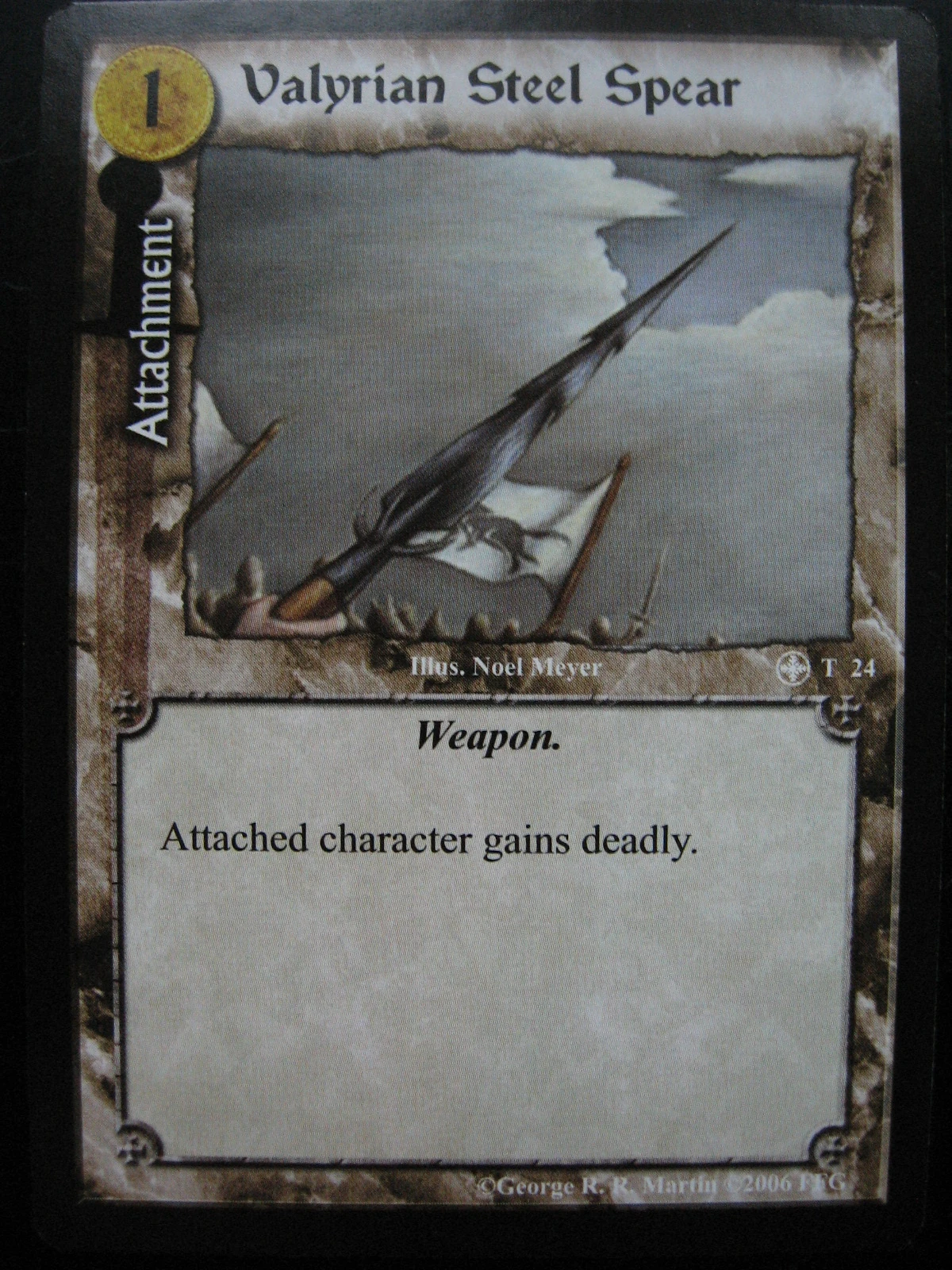 Valyrian Steel Spear (WPS) | CardGuide Wiki | Fandom