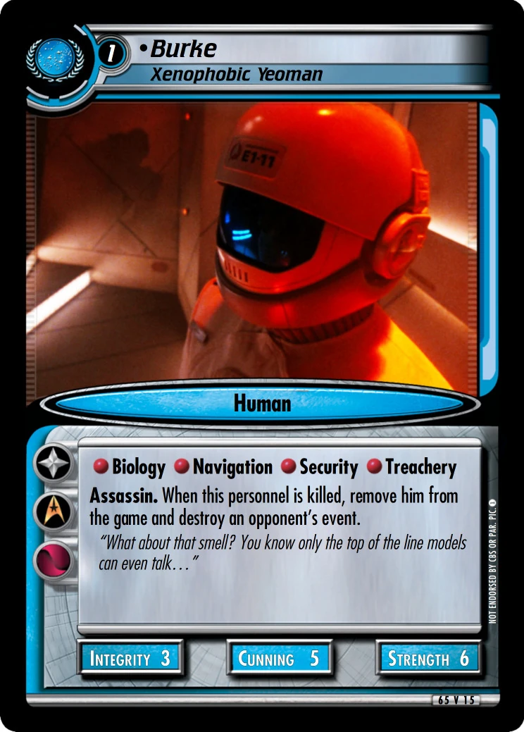 Burke - Xenophobic Yeoman (RoF) | CardGuide Wiki | Fandom
