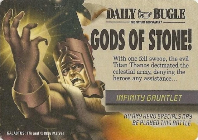 Infinity Gauntlet - Gods of Stone! (MCOP) | CardGuide Wiki | Fandom