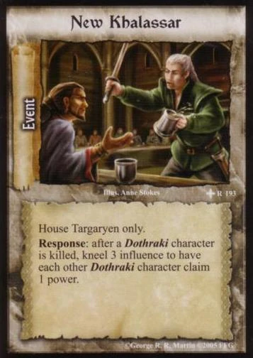 New Khalasar (WiE) | CardGuide Wiki | Fandom