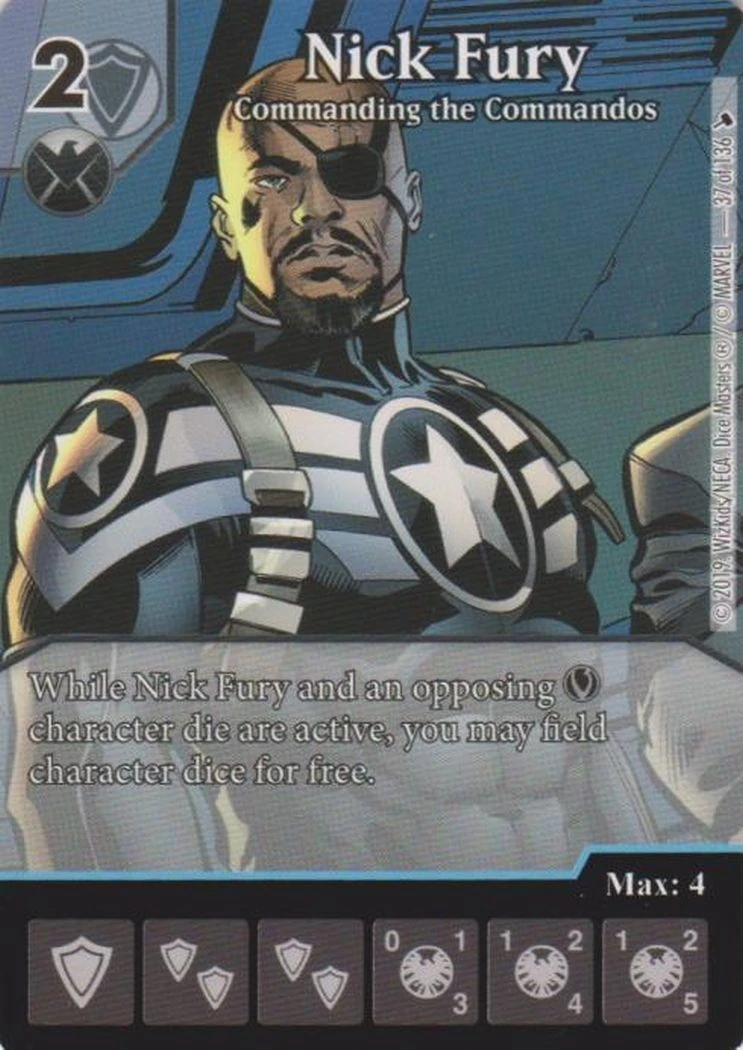 Nick Fury - Commanding the Commandos (P) | CardGuide Wiki | Fandom