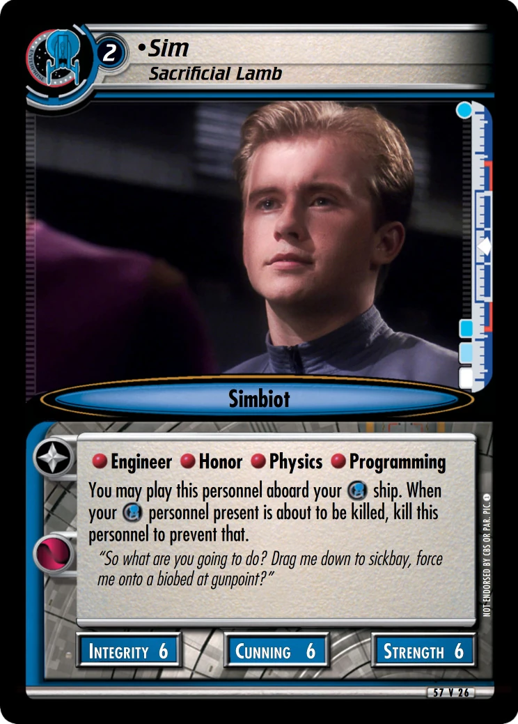 Sim - Sacrificial Lamb (ClCiv) | CardGuide Wiki | Fandom