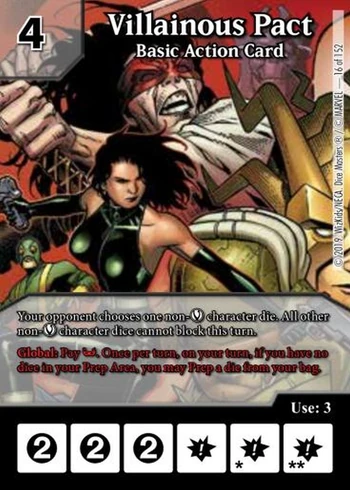 Villainous Pact - Basic Action Card (AIGDP) | CardGuide Wiki | Fandom