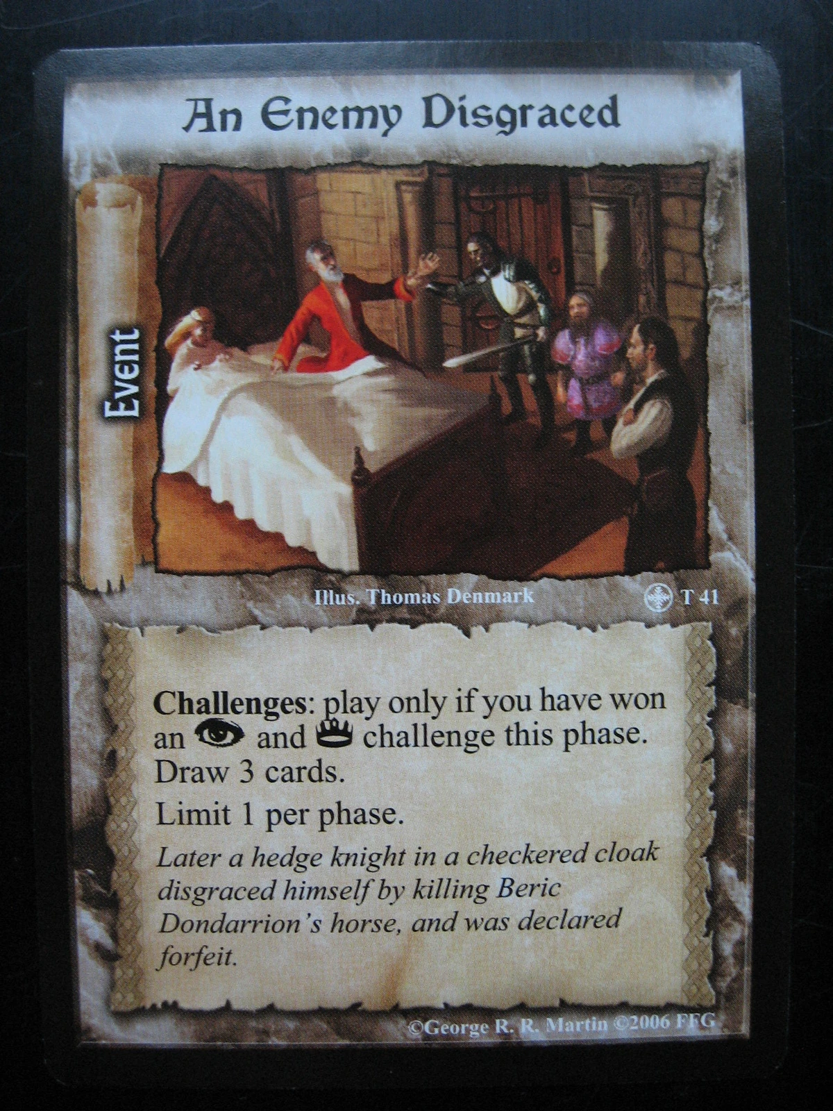 An Enemy Disgraced (WPS) | CardGuide Wiki | Fandom