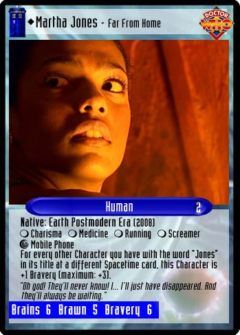 Martha Jones - Far From Home (IS) | CardGuide Wiki | Fandom