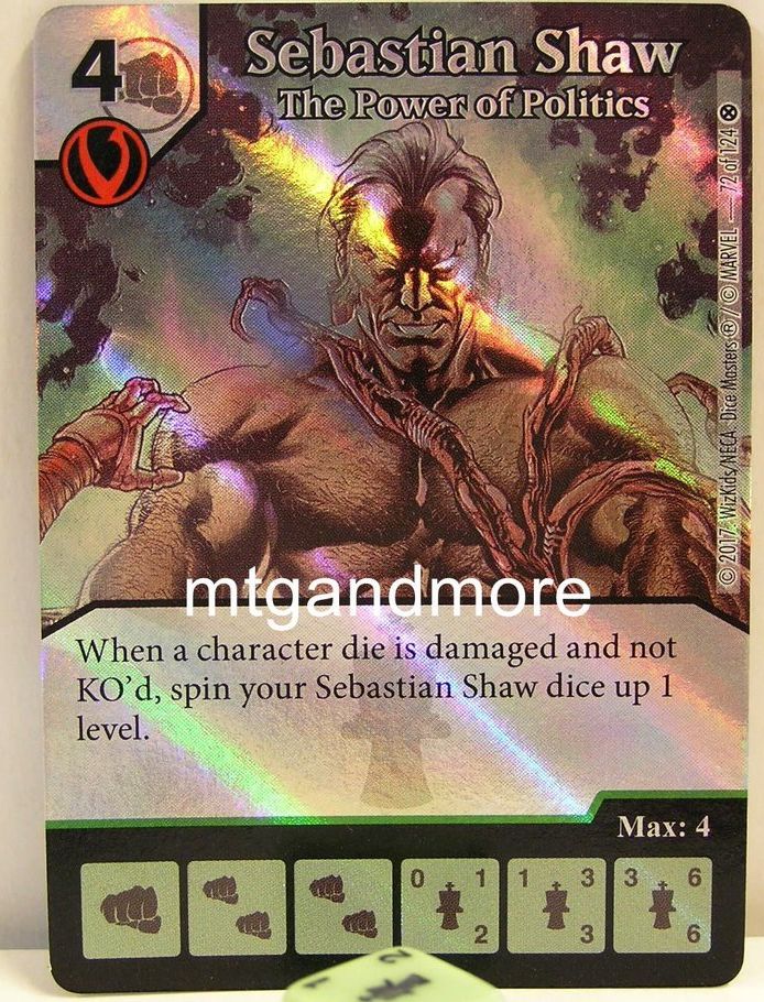 Sebastian Shaw The Power Of Politics Xmfc Foil Cardguide Wiki