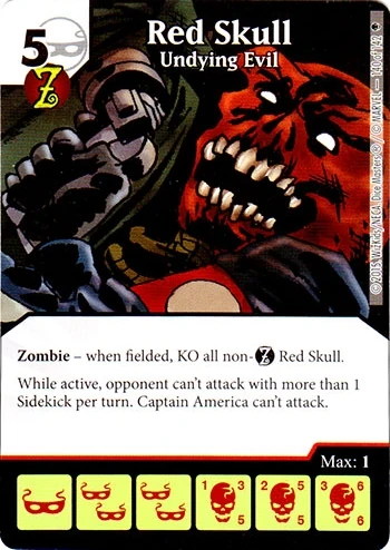 Red Skull - Undying Evil (AOU 140) | CardGuide Wiki | Fandom