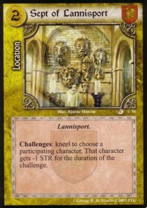 Sept of Lannisport (I&FE) | CardGuide Wiki | Fandom