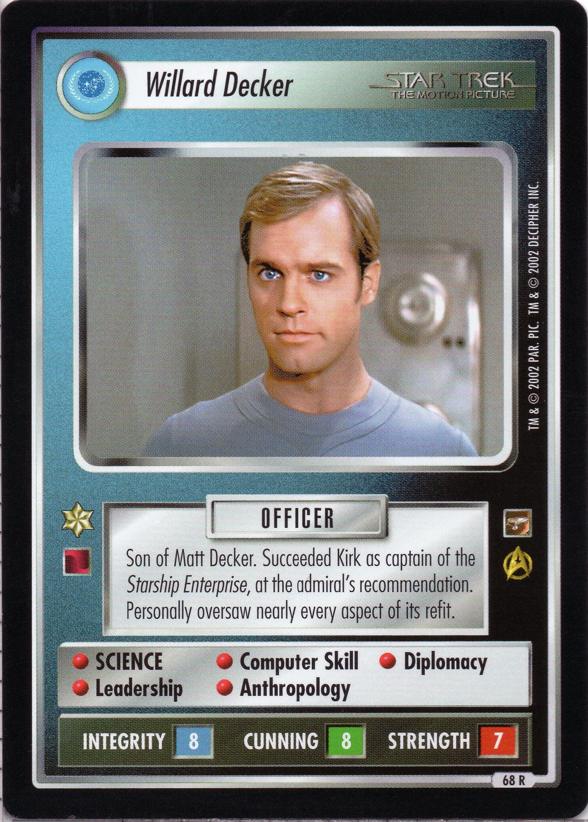 Willard Decker | CardGuide Wiki | Fandom