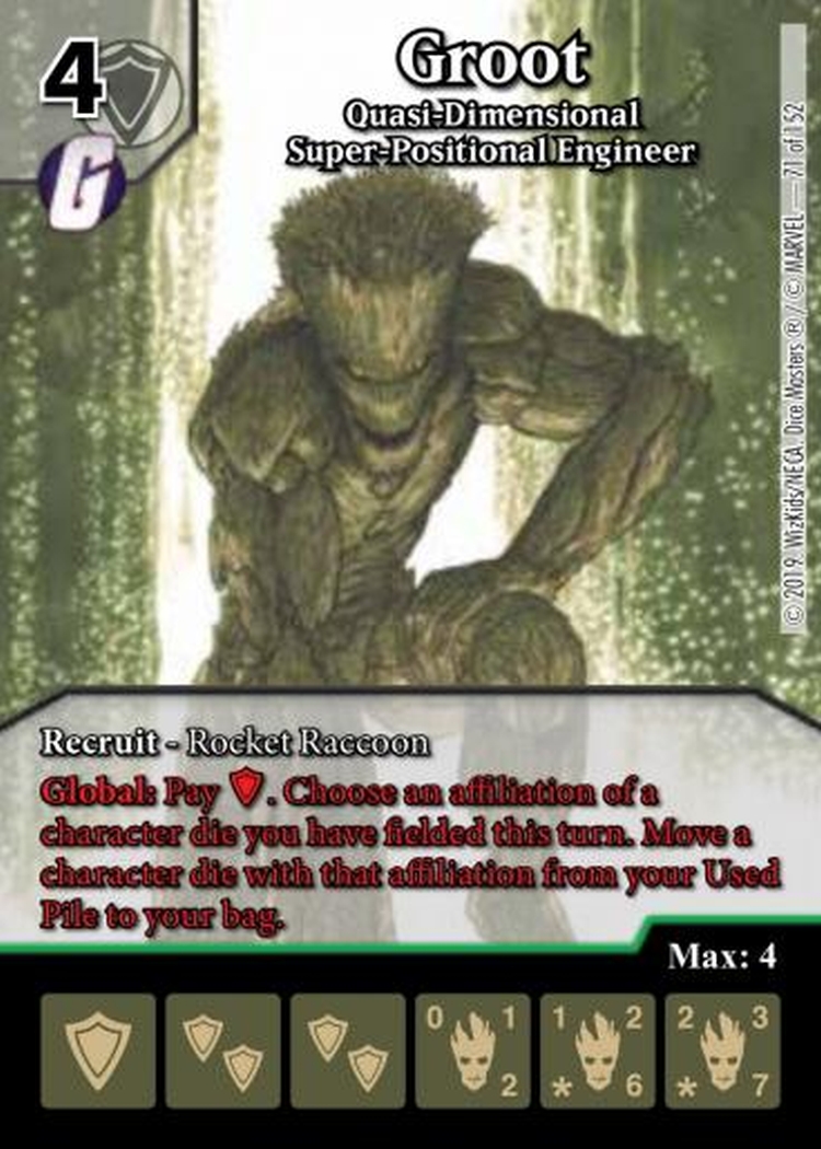 Groot Quasi Dimensional Super Positional Engineer Aigdp Cardguide