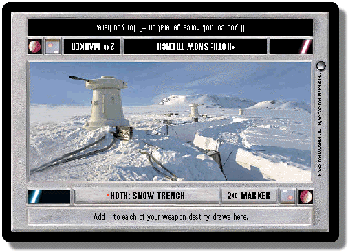 Hoth: Snow Trench (2nd Marker) (Hoth) | CardGuide Wiki | Fandom