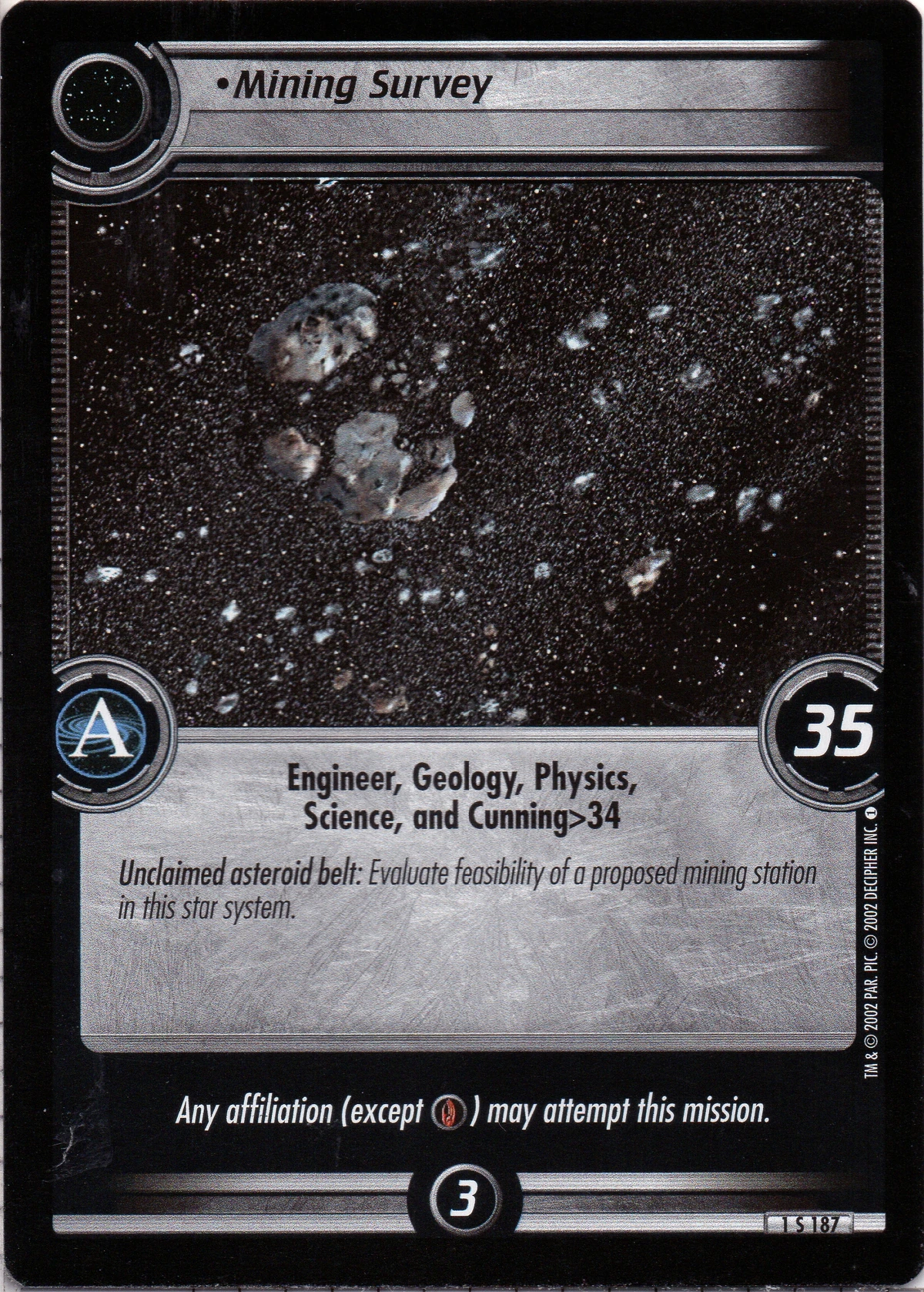 Mining Survey (2E) | CardGuide Wiki | Fandom