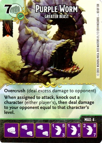 Purple Worm - Greater Beast (BFF) | CardGuide Wiki | Fandom
