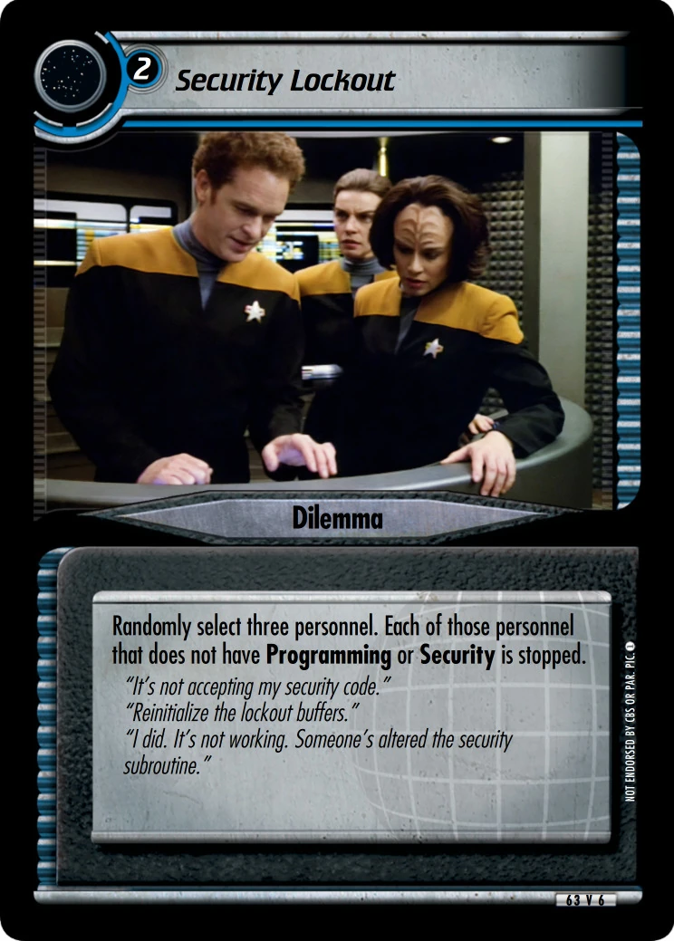 Security Lockout (Phage) | CardGuide Wiki | Fandom