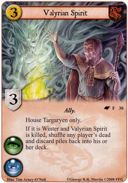 Valyrian Spirit | CardGuide Wiki | Fandom