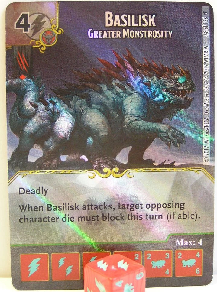 Basilisk - Greater Monstrosity (ToA) (foil) | CardGuide Wiki | Fandom