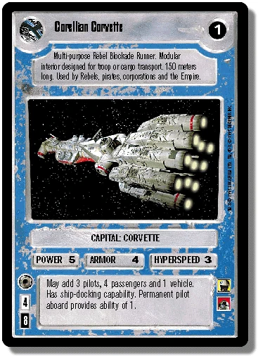 Corellian Corvette (PL) | CardGuide Wiki | Fandom