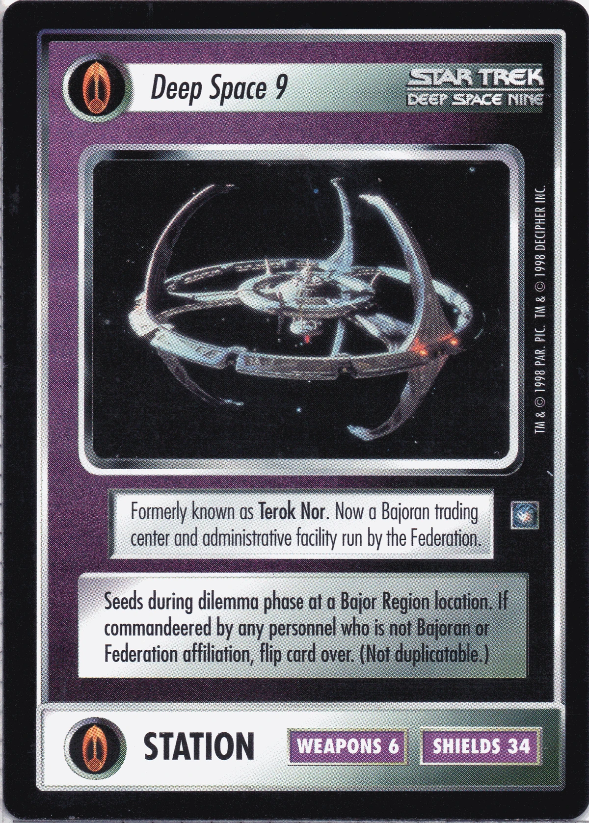 Deep Space 9 (DS9) | CardGuide Wiki | Fandom