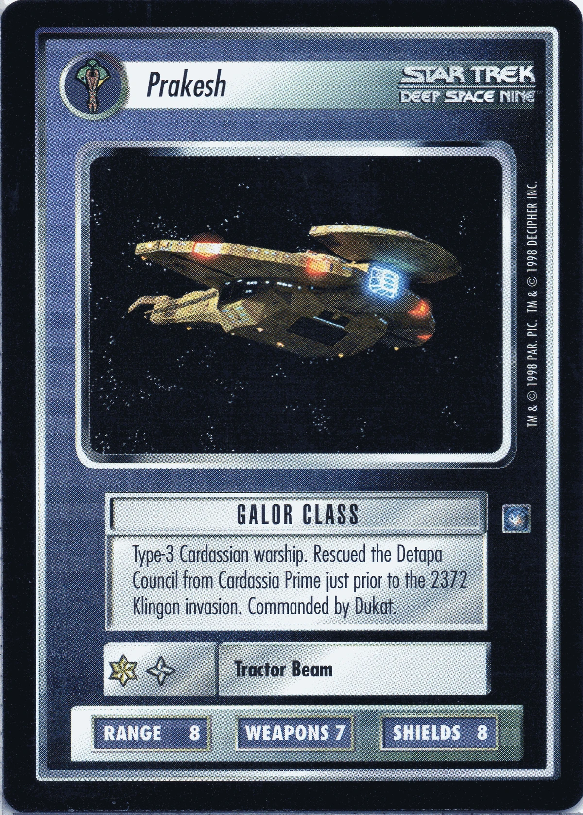 Prakesh (DS9) | CardGuide Wiki | Fandom