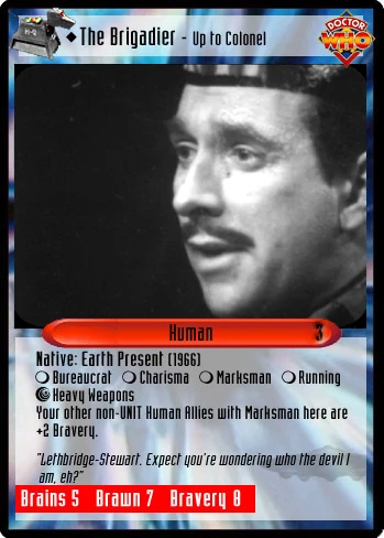 The Brigadier - Up to Colonel (IE) | CardGuide Wiki | Fandom