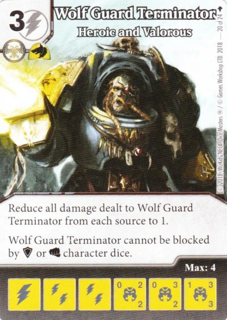Wolf Guard Terminator - Heroic and Valorous (SWSORTP) | CardGuide Wiki ...