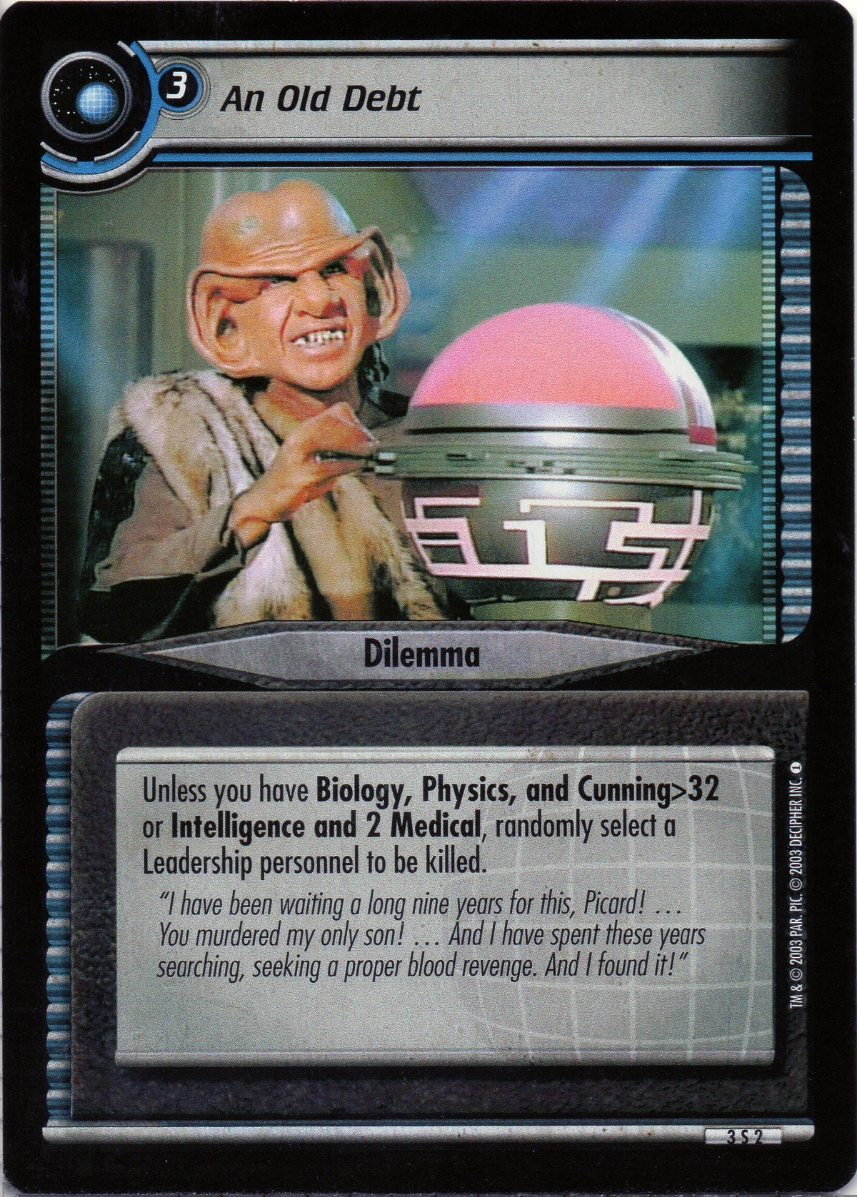 An Old Debt (CtA) | CardGuide Wiki | Fandom