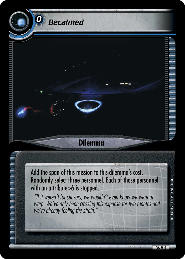 Becalmed (ATtS) | CardGuide Wiki | Fandom