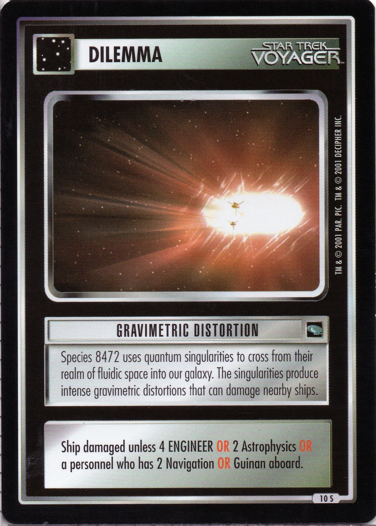 Gravimetric Distortion (VOY) | CardGuide Wiki | Fandom