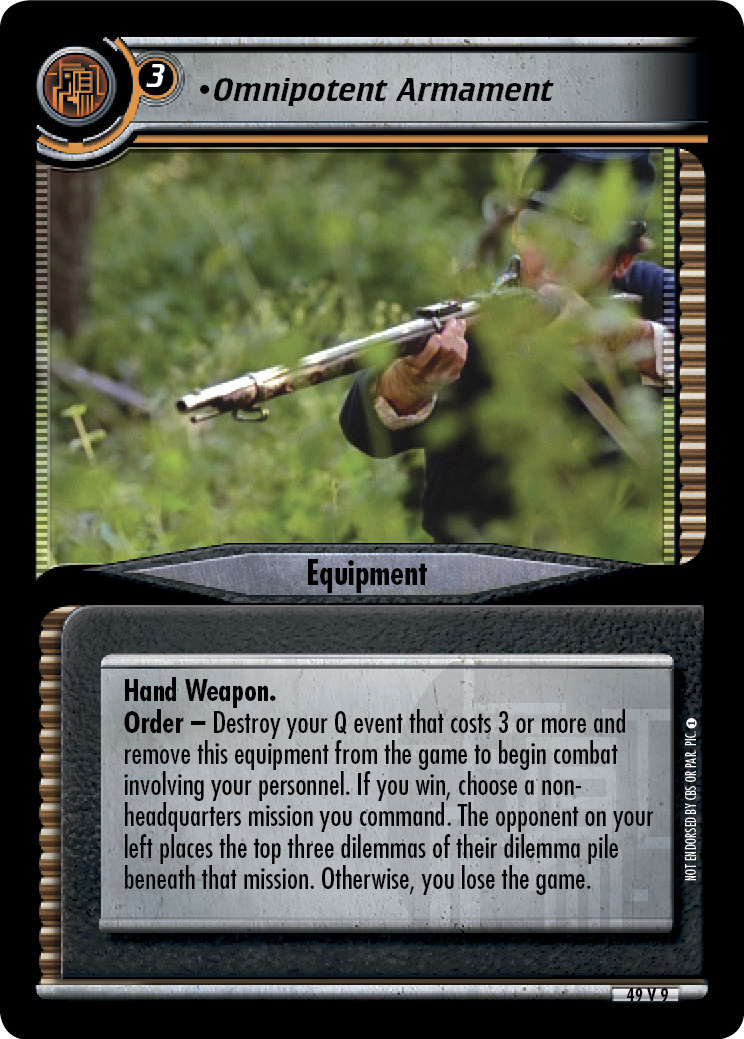 Omnipotent Armament Soa Cardguide Wiki Fandom