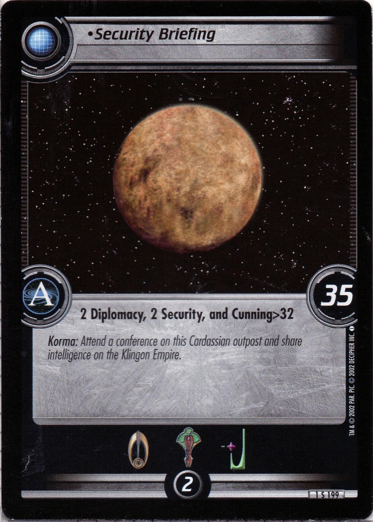 Security Briefing 2e Cardguide Wiki Fandom