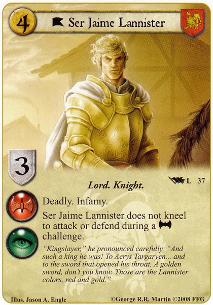 Ser Jaime Lannister (CS) | CardGuide Wiki | Fandom