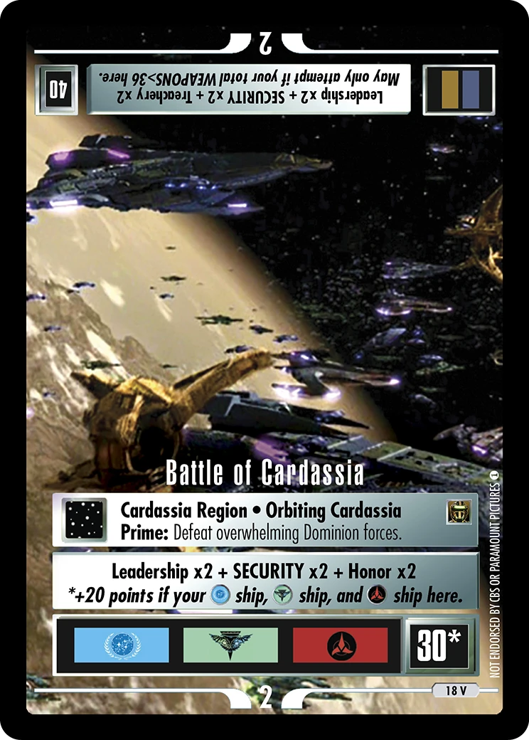 Battle of Cardassia (DoW) | CardGuide Wiki | Fandom