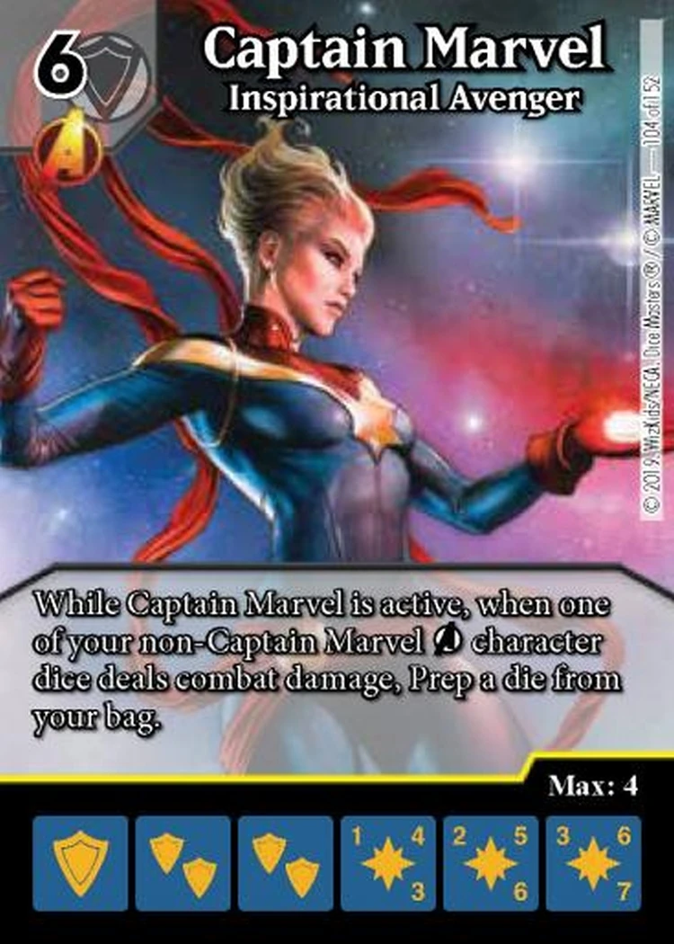 Captain Marvel - Inspirational Avenger (AIGDP) | CardGuide Wiki | Fandom