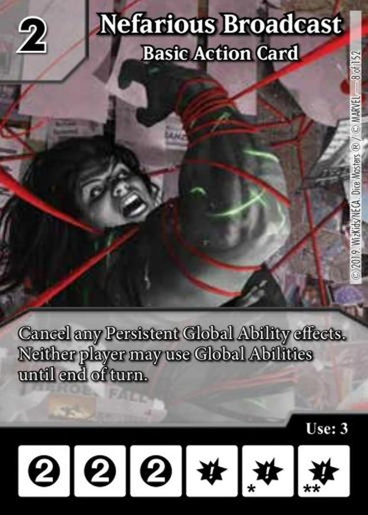 Nefarious Broadcast - Basic Action Card (AIGDP) | CardGuide Wiki | Fandom