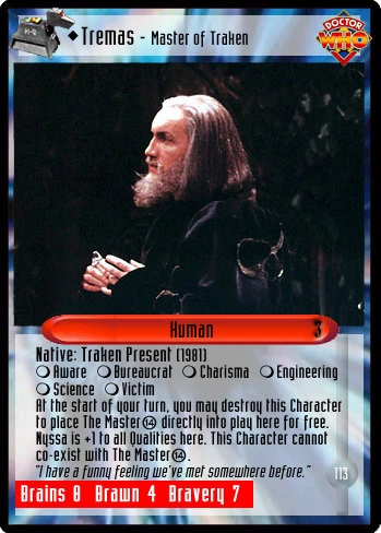 Tremas - Master of Traken (TL) | CardGuide Wiki | Fandom