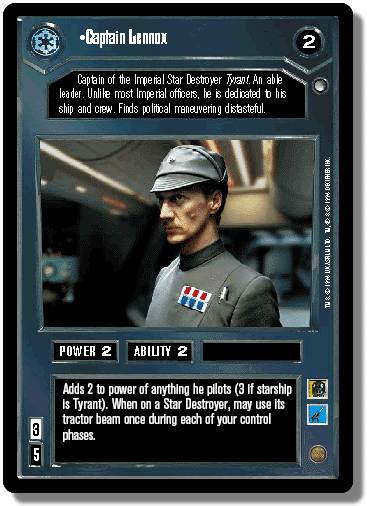 Captain Lennox (Hoth) | CardGuide Wiki | Fandom