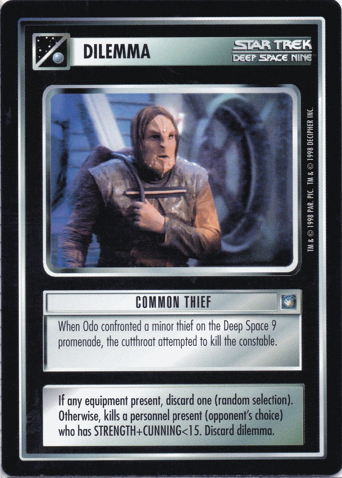 Common Thief (DS9) | CardGuide Wiki | Fandom