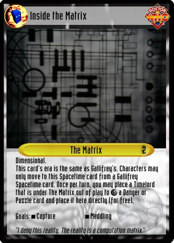 Inside the Matrix (DoG) | CardGuide Wiki | Fandom