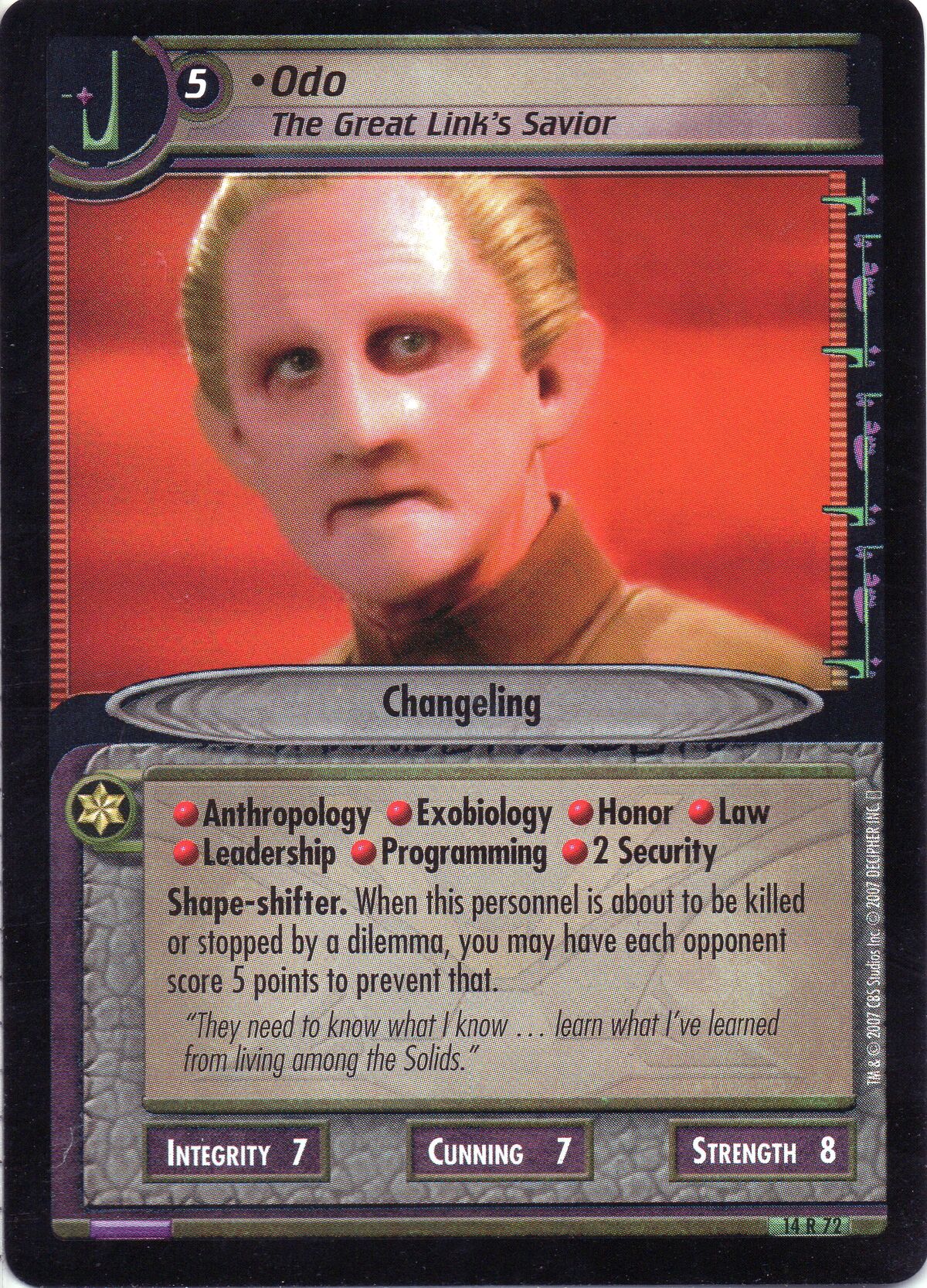 Odo The Great Links Savior Wylb Cardguide Wiki Fandom