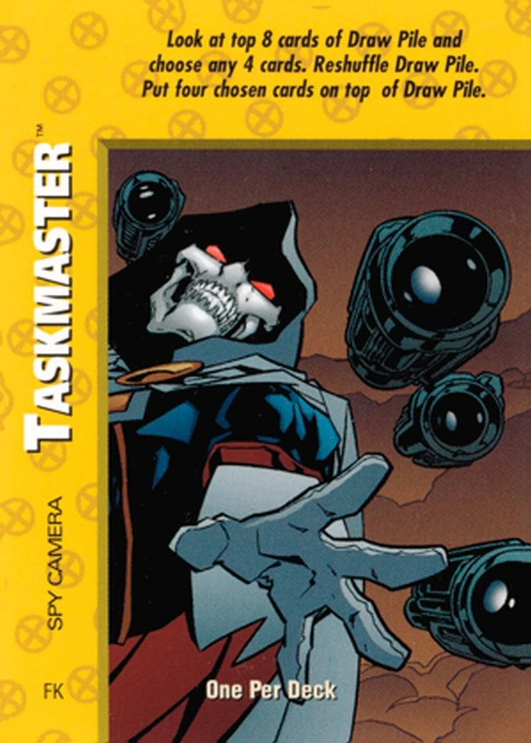 Taskmaster - Spy Camera (XMOP) | CardGuide Wiki | Fandom